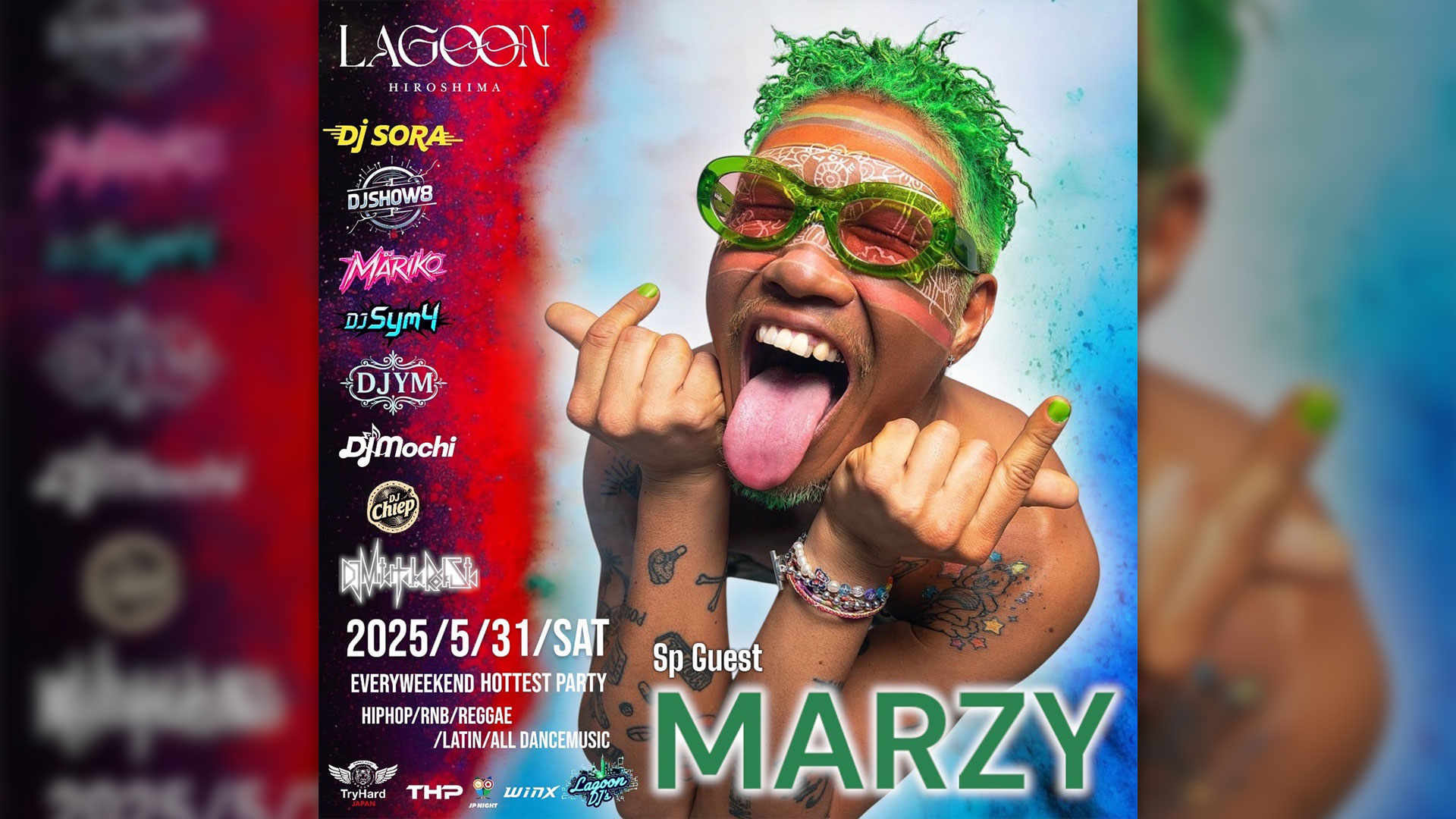 Lagoon Hiroshima | MARZY | Fuji Rockのようなフェス、国外でもアジアを中心にブッキングされ様々なエリアで活動 ...